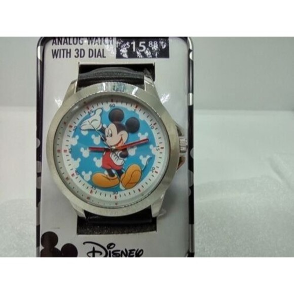 Disney | Accessories | Nwt Mickey Mouse Disney Analog Wrist Watch 3d ...